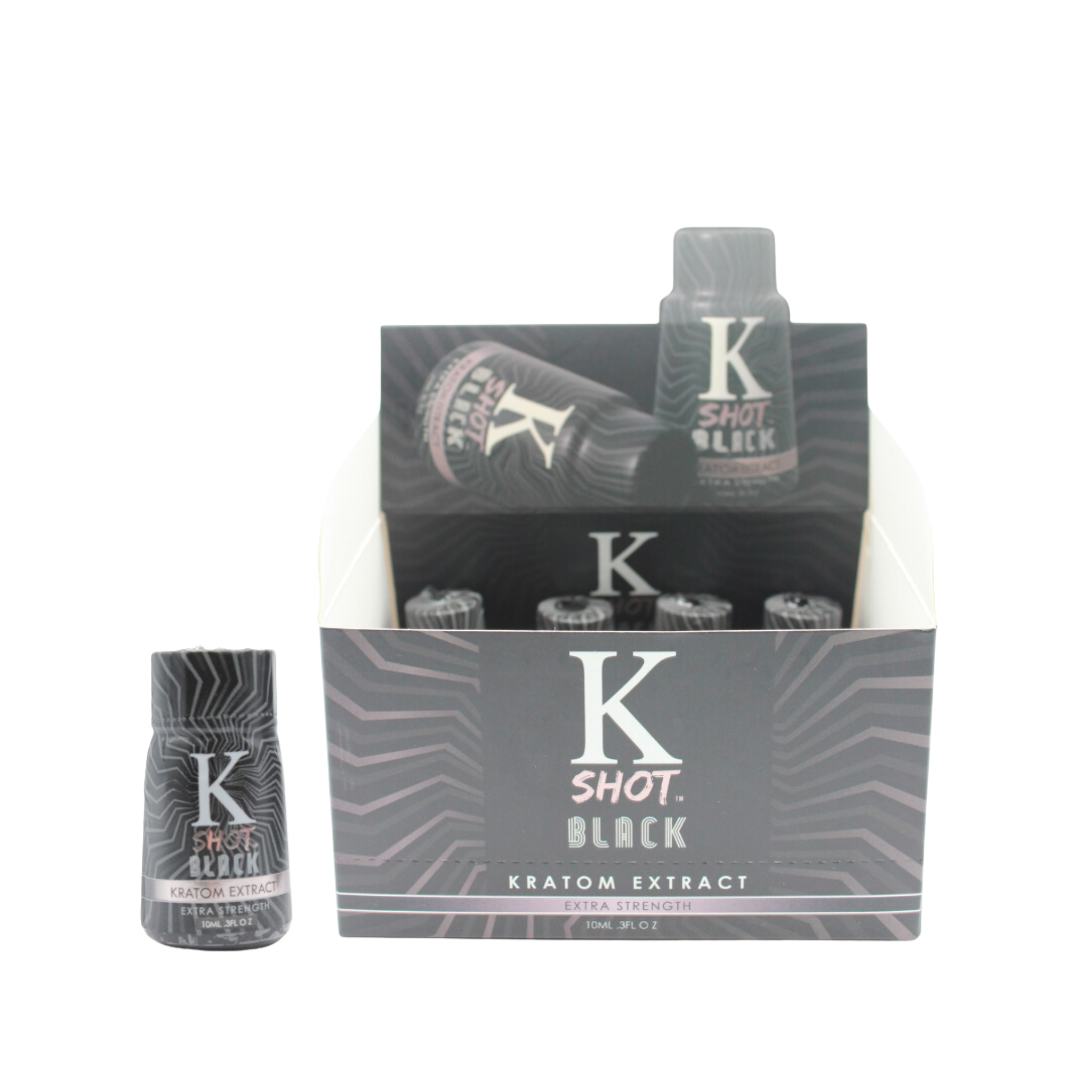 K Shot Black Kratom – Rock N' Roll It
