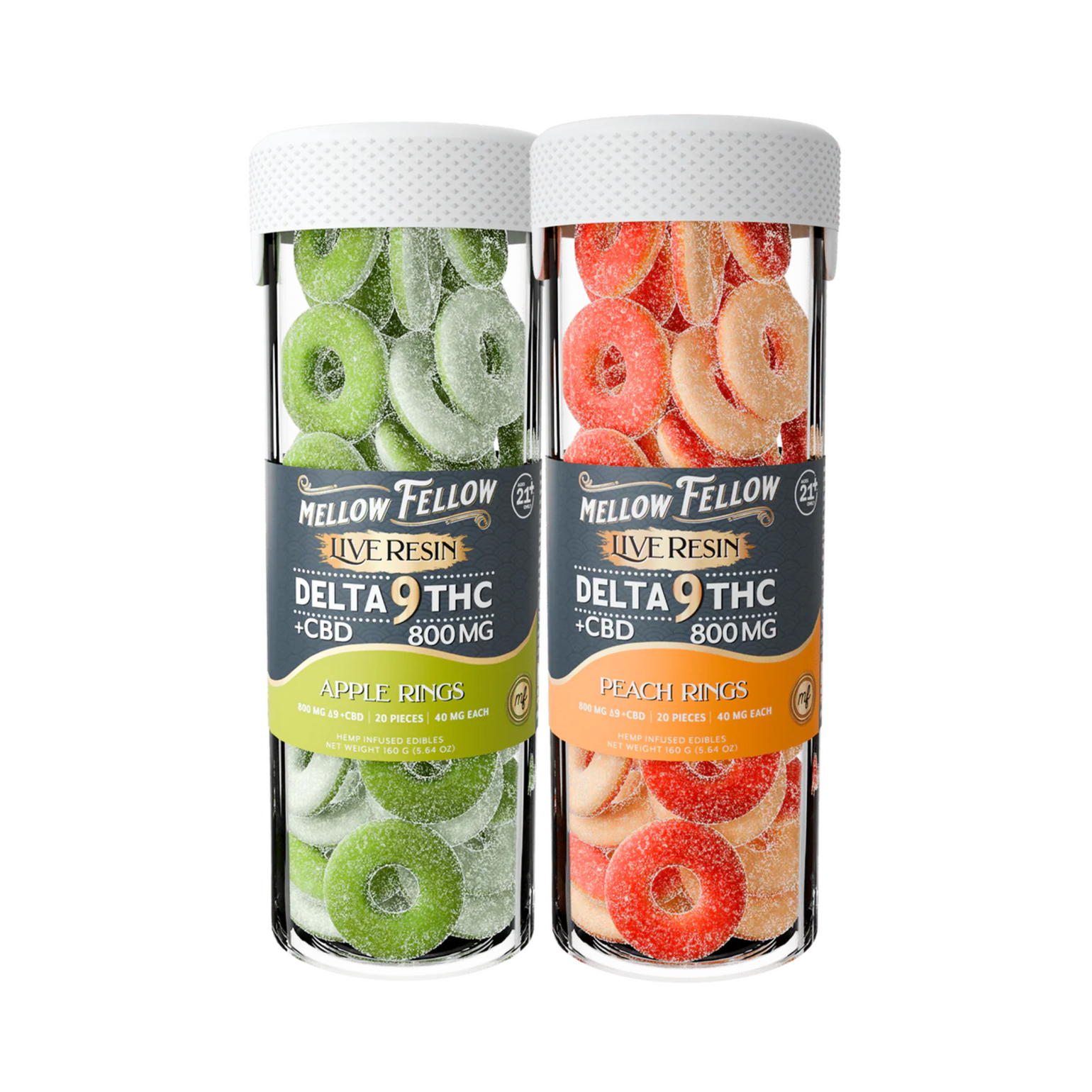 Mellow Fellow Delta 9 THC Gummies 800mg 20ct – Rock N' Roll It