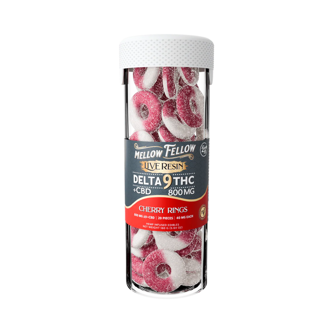 Mellow Fellow Delta 9 THC Gummies 800mg 20ct – Rock N' Roll It