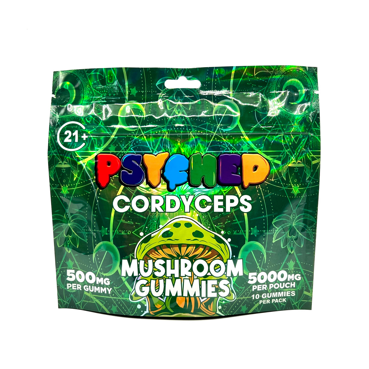 Psyched Mushroom Gummies 5000mg 10/pk – Rock N' Roll It