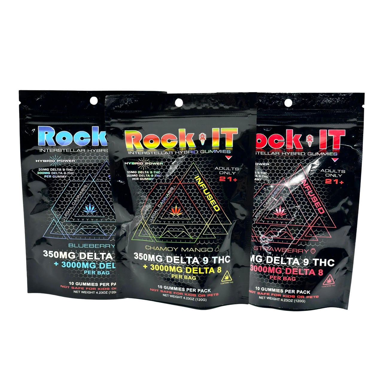 Rock It Interstellar Hybrid Delta 9 THC Gummies – Rock N' Roll It