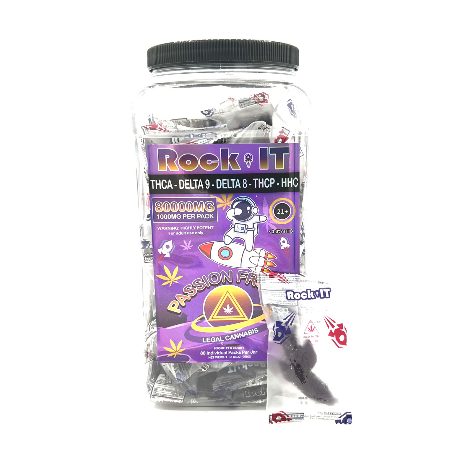 Rock It THCA Gummies 1000mg – Rock N' Roll It