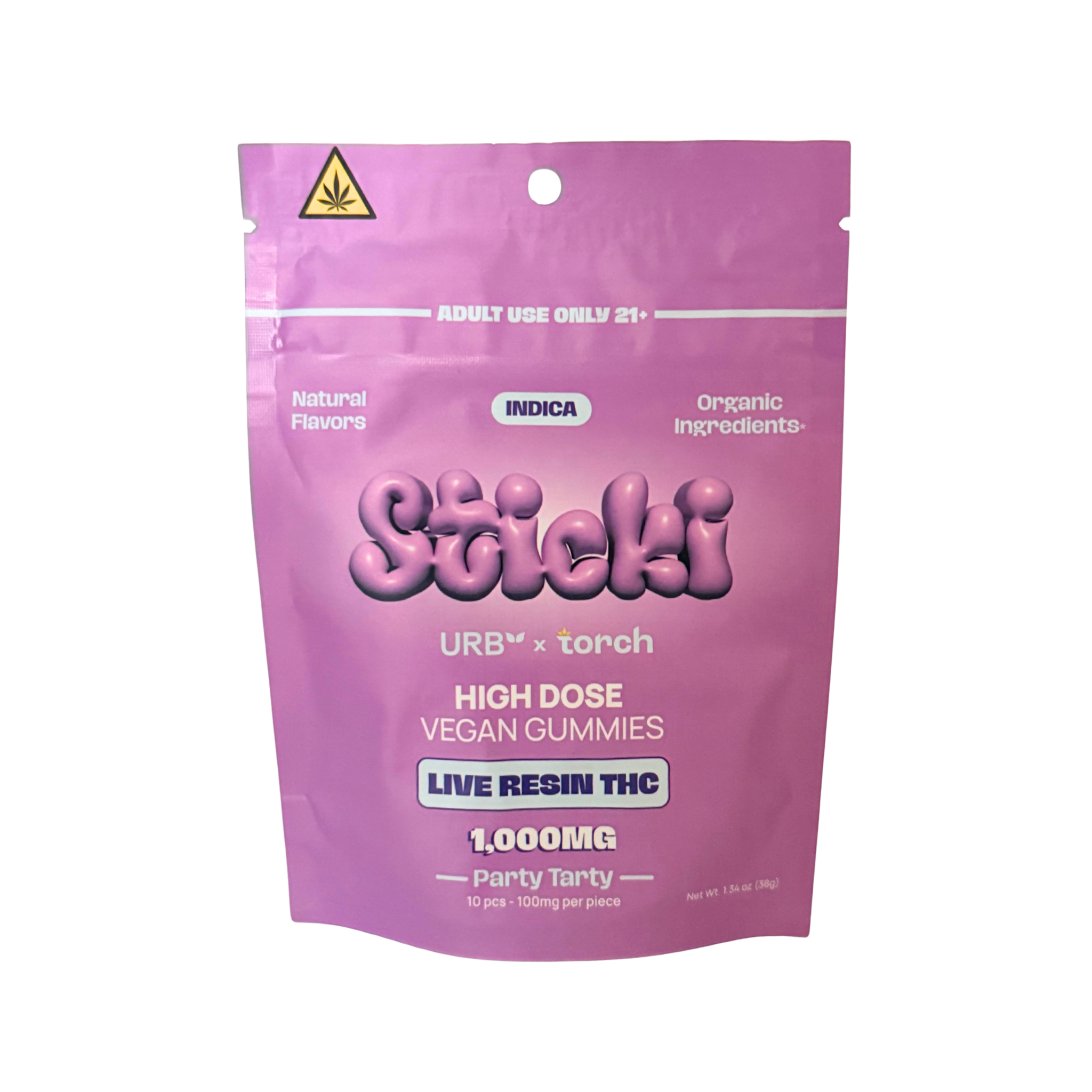 URB x TORCH Sticki Live Resin THC 1000MG Gummies – Rock N' Roll It